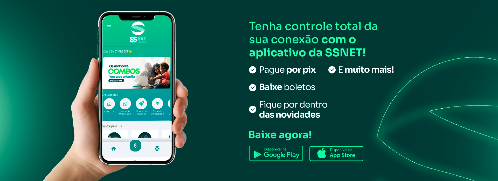 SSNET Telecom – Seu Acesso para o Mundo!